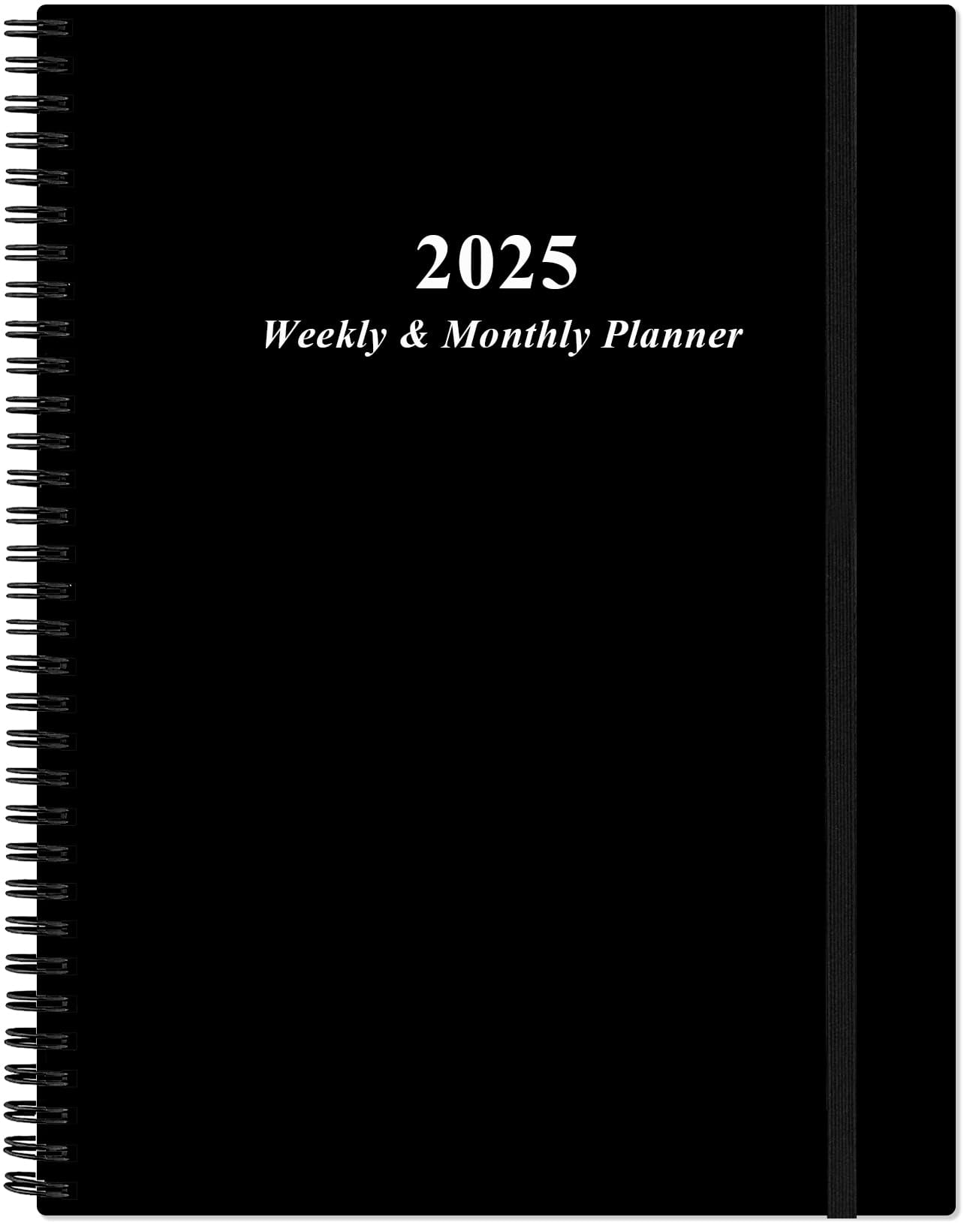 2025 Planner - 8.5" x 11" Weekly & Monthly Planner Spiral Bound ...
