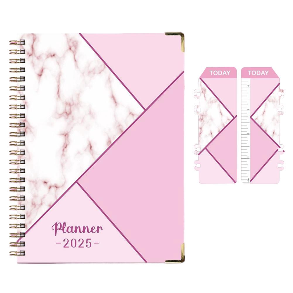 2025 Planner Coil Notebook, A5 Size Blue Schedule Book With Separate ...