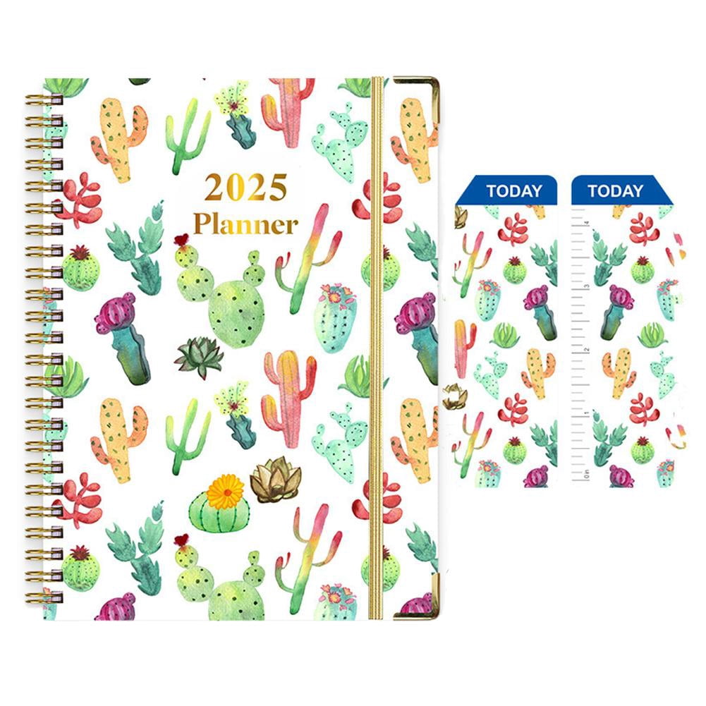 Q English Notepad 2025 Schedule Book A5 Coil Weekly Planner Sports ...
