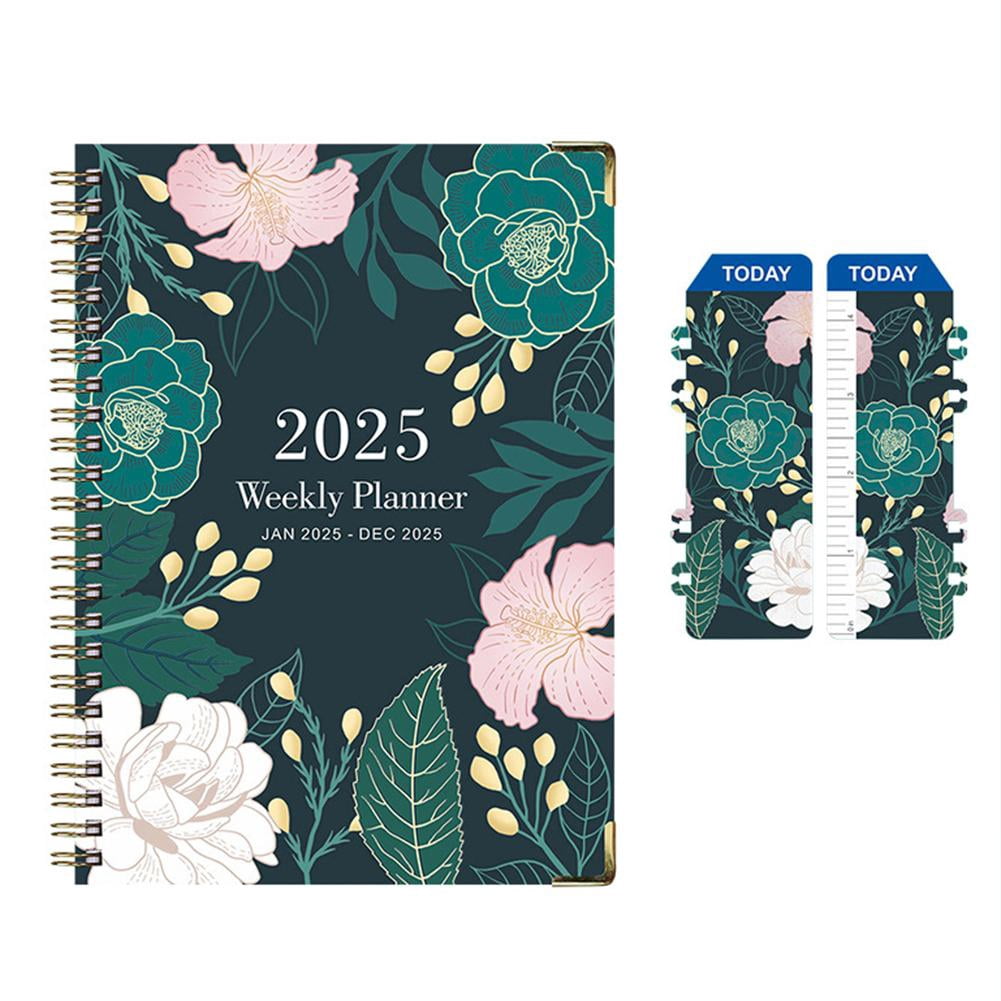 2025 Planner Coil Notebook, A5 Size Blue Schedule Book ﻿/ g5sg R8Z3 ...