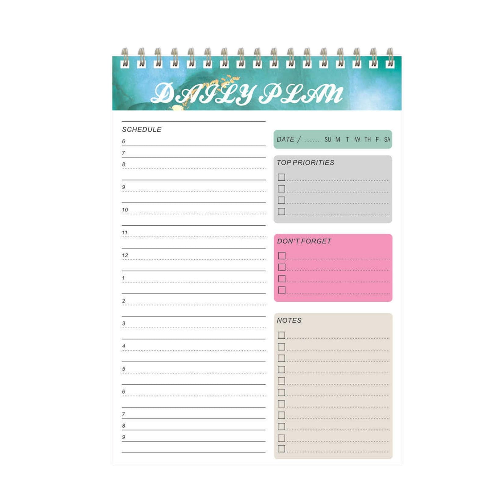 2025 Planner, Tyeign Calendar Sticky Notes Note Pads Tear Off Planner ...