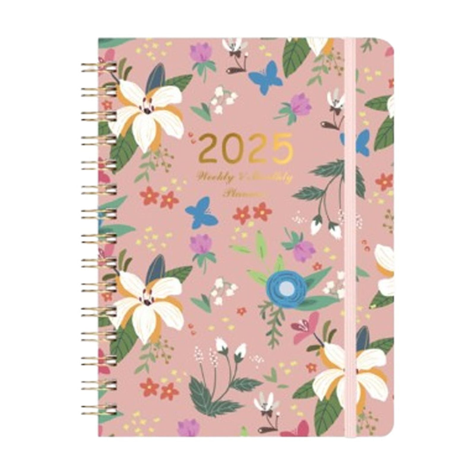 2025 Planner - Weekly and Monthly Planner Spiral Bound, Hardcover 2025 ...
