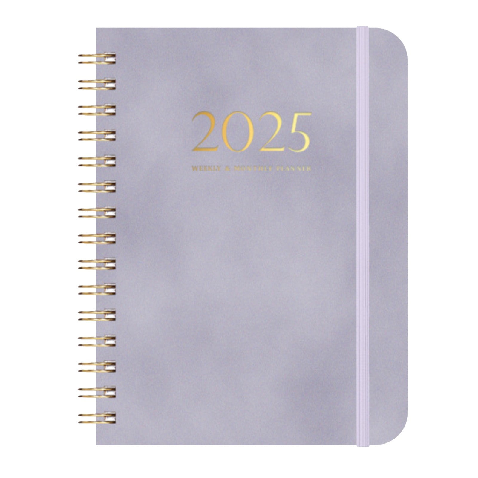 2025 Planner Weekly and Monthly Spiral Bound Calendar Planner Book ...