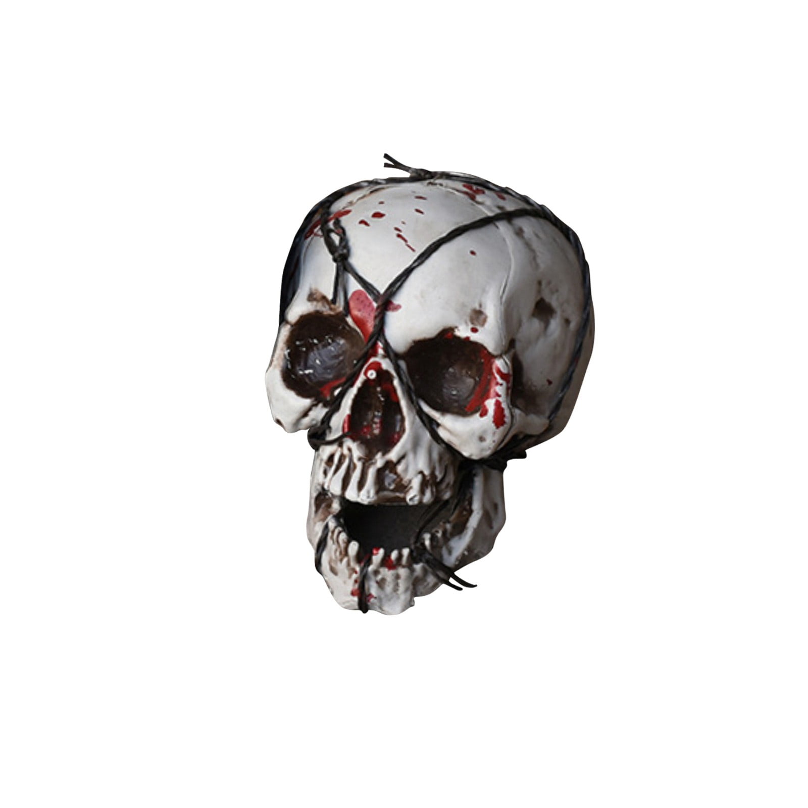 2025 Plastic Skull Head Halloween Decor, Realistic Life-Size Skeleton ...