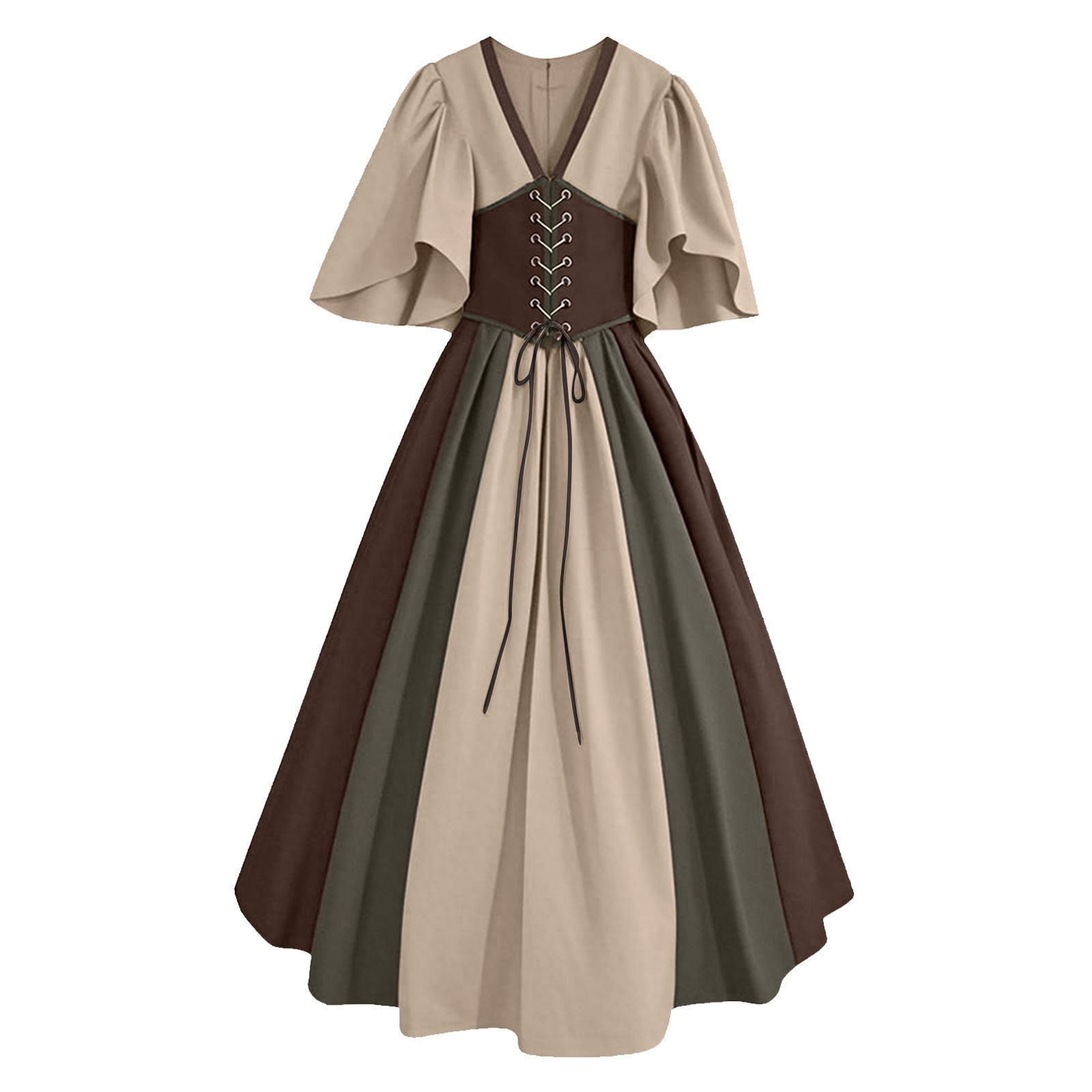 2025 Plus Size Renaissance Dress for Women Vintage Halloween Costume ...