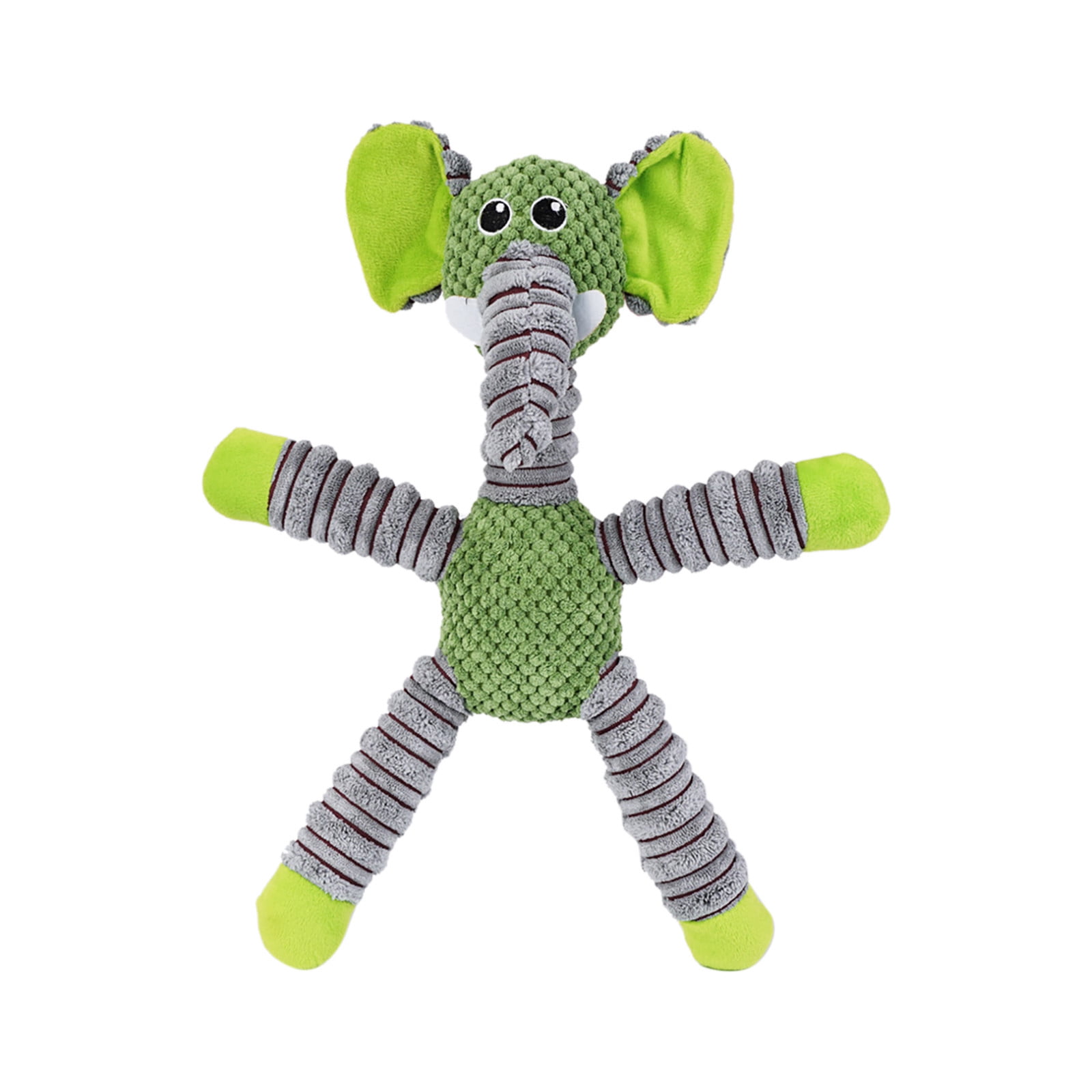 2025 Plush Dog Toys Squeak Top Chews interactive Puppy Toys Elephant ...