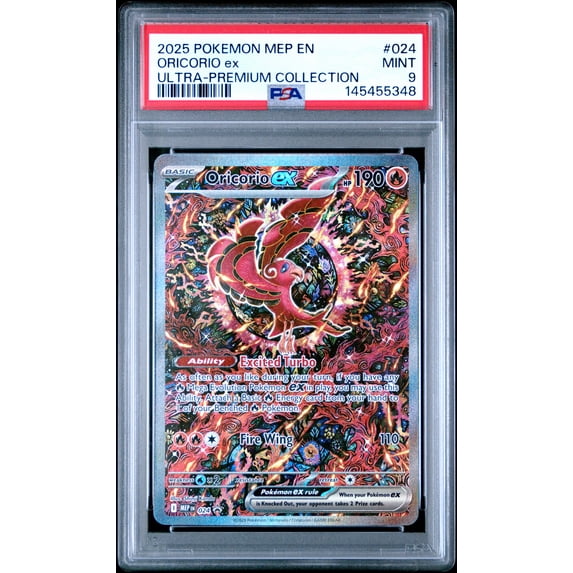2025 Pokemon Mep EN-Me Black Star Promo Oricorio Ultra Premium ...