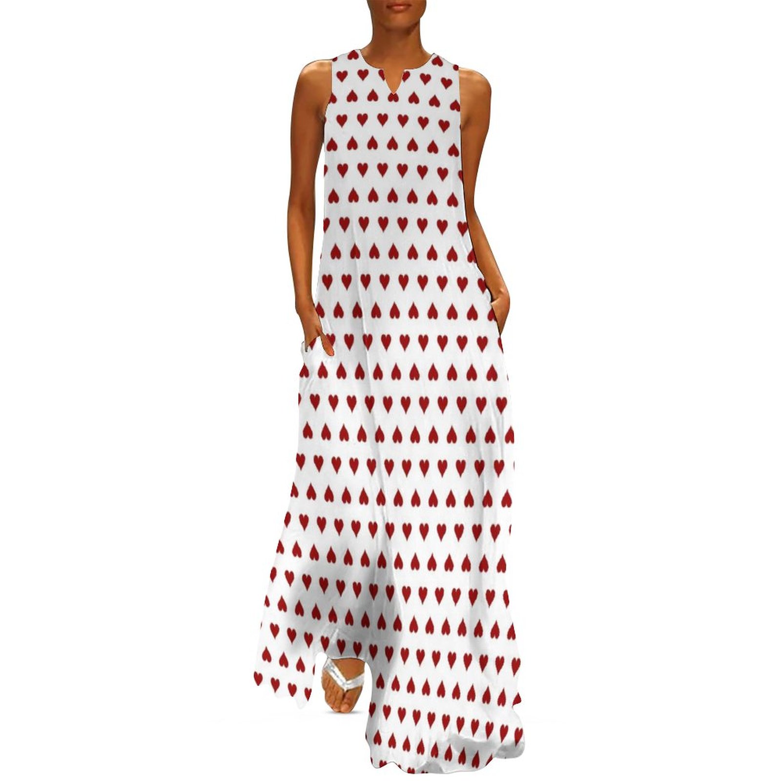 2025 Poker Card Dress Hearts s Clubs Spades Vintage Maxi Dress Street ...