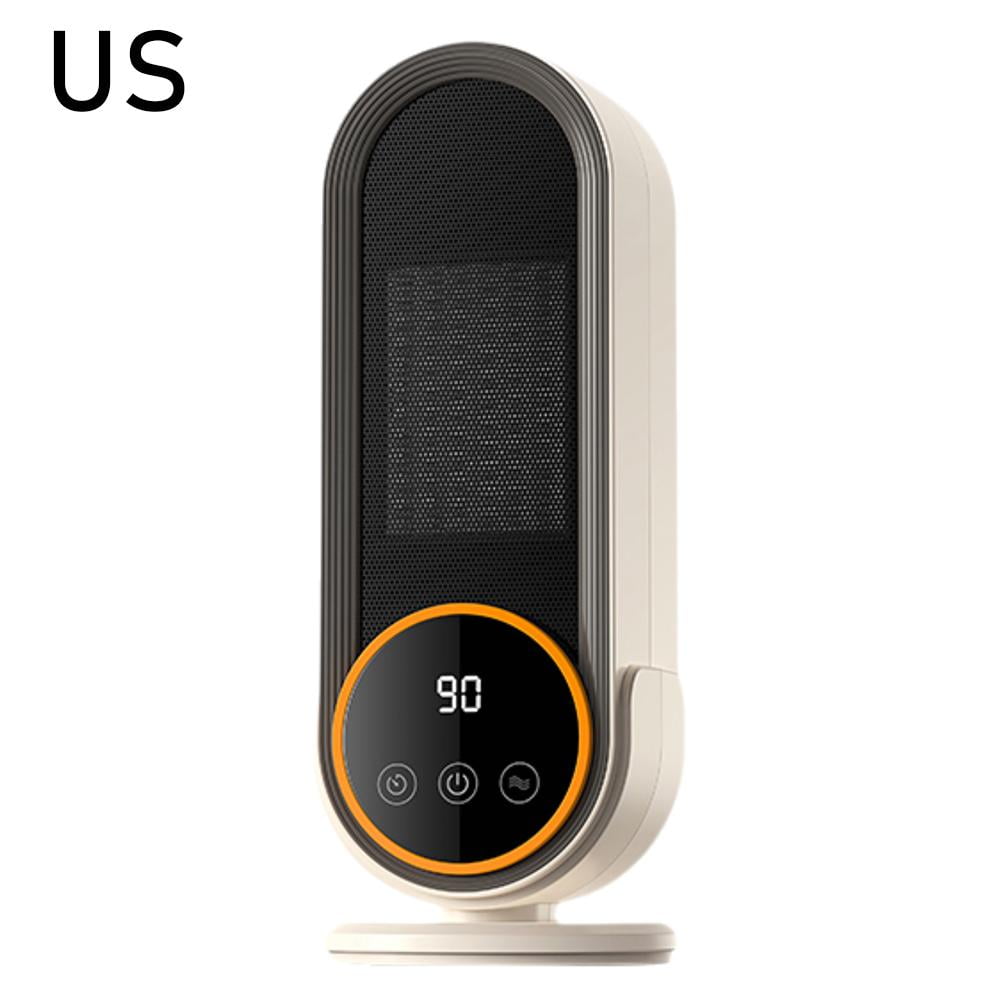 2025-Portable Remote Control Heater 1200W Desktop Heater LCD Touch ...