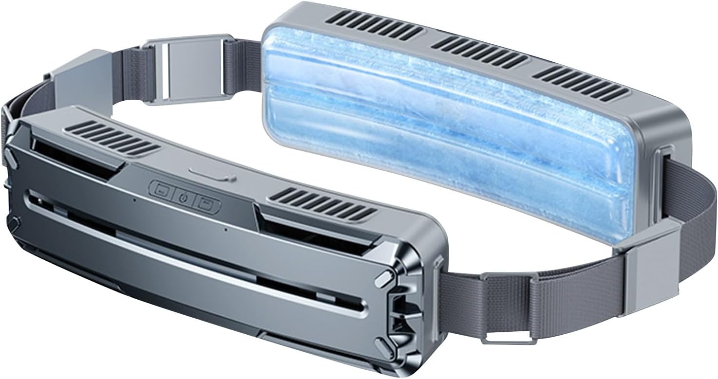 2025 Portable Waist Fan, Ultra-Light Wearable Belt Fan, PCM Ice Sensing ...
