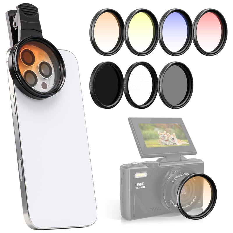 2025 Portable vintage camera digital camera 4k,180°digital camera with ...