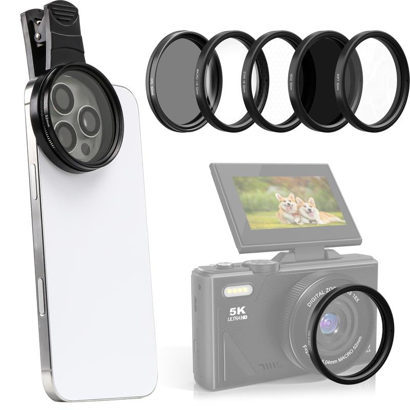 2025 Portable vintage camera digital camera 4k,180°digital camera with ...