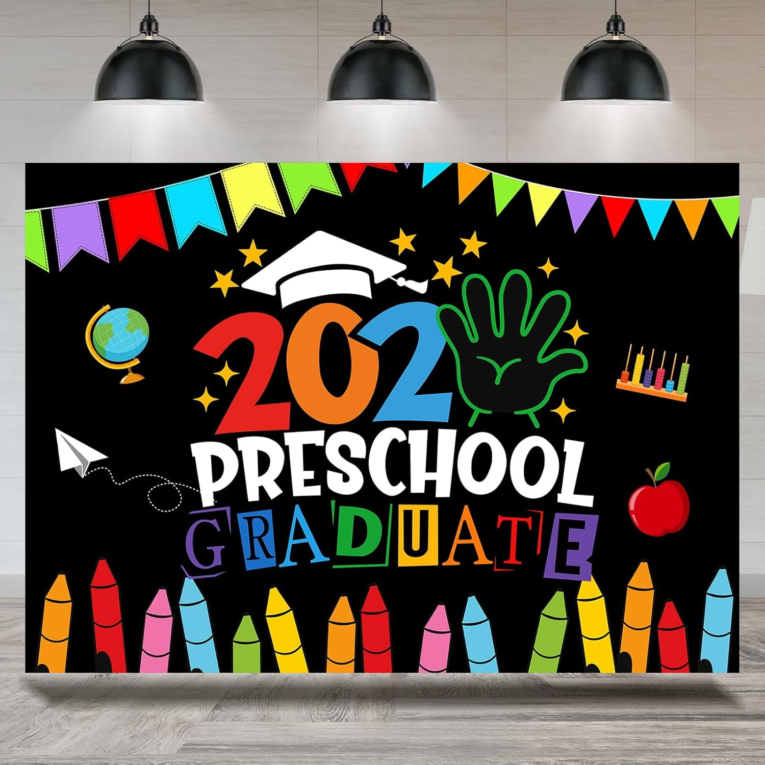 2025 Preschool Graduate Backdrop Kindergarten Graduation Class of 2025 ...
