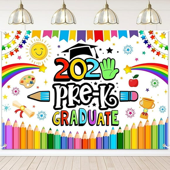 Pre K Graduation Backdrop
