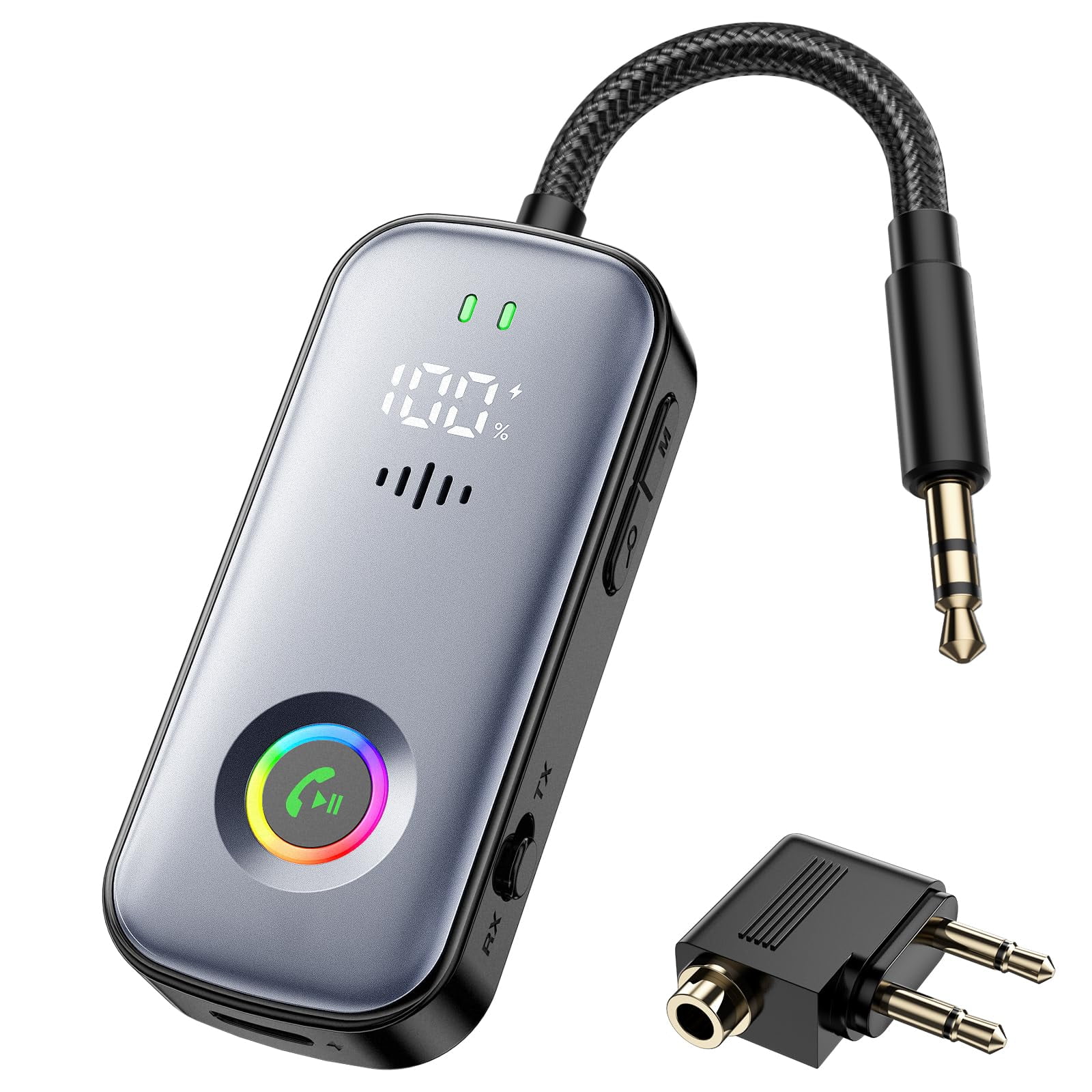 2025 Pro Bluetooth Receiver Transmitter,2-in-1 Wireless Audio Adapter ...