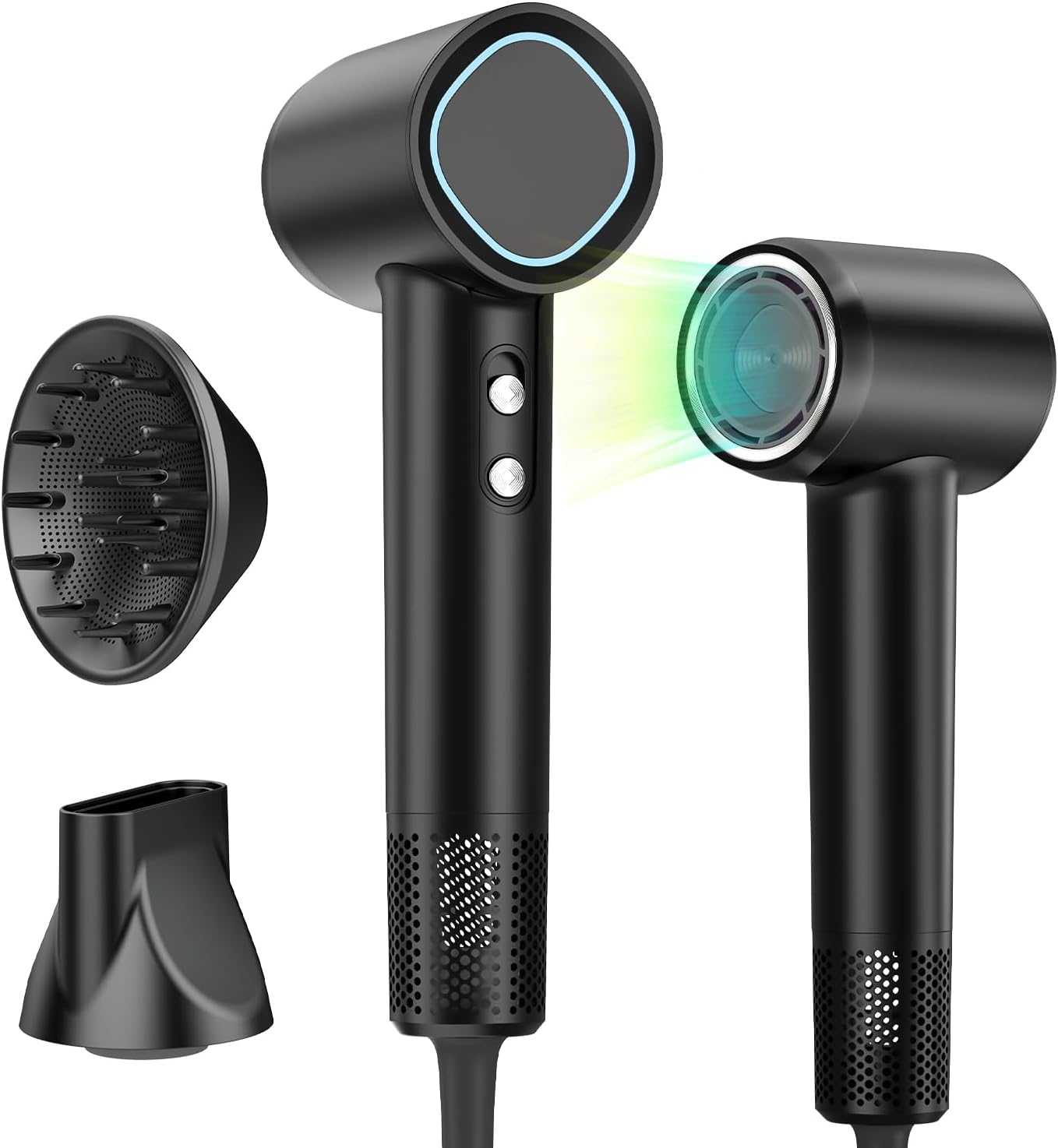 2025 Professional High-Speed Blow Dryer - 3-Temp Thermo Control with ...