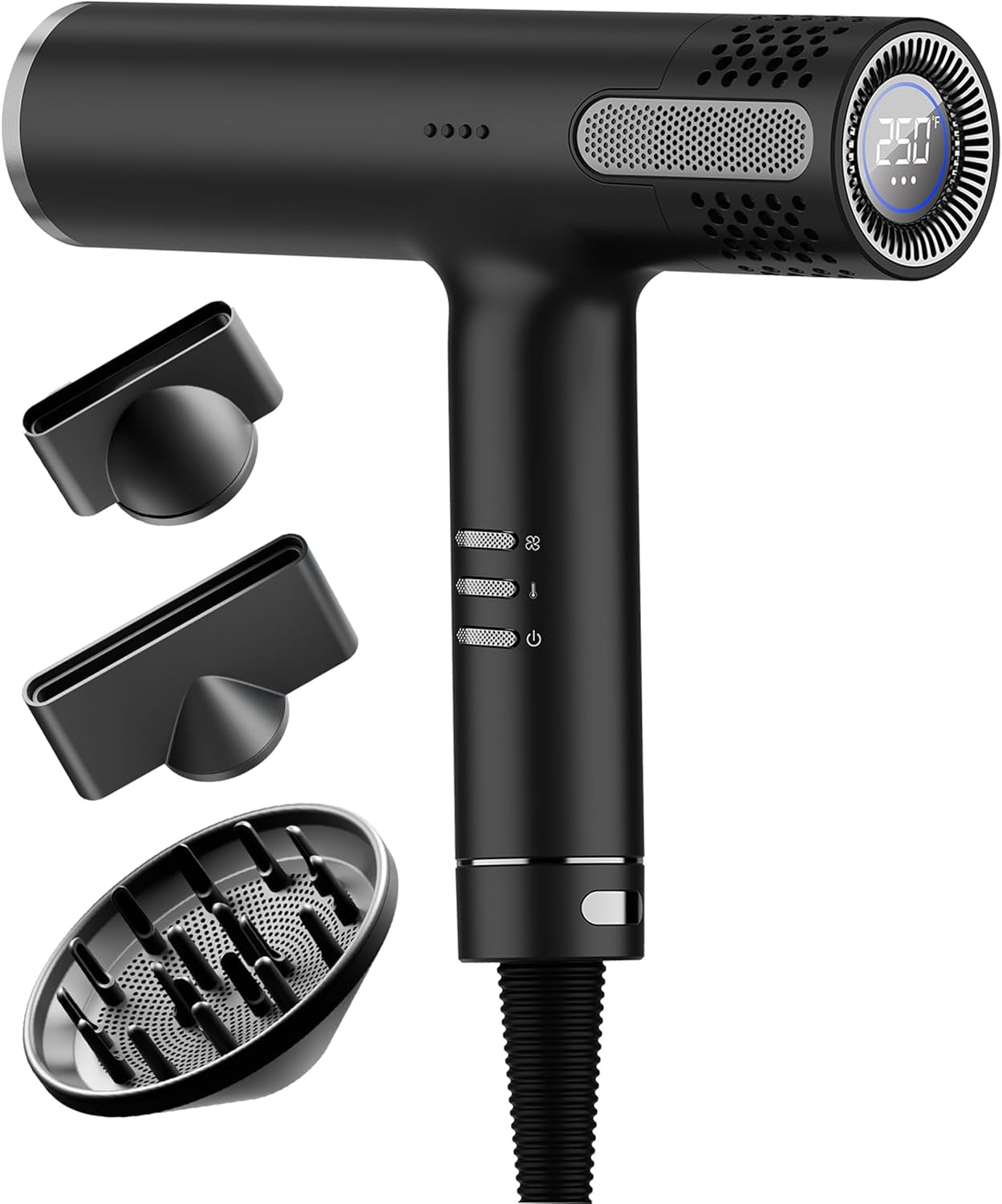 2025 Professional Ionic Hair Dryer - Brushless Motor & LCD Display for ...