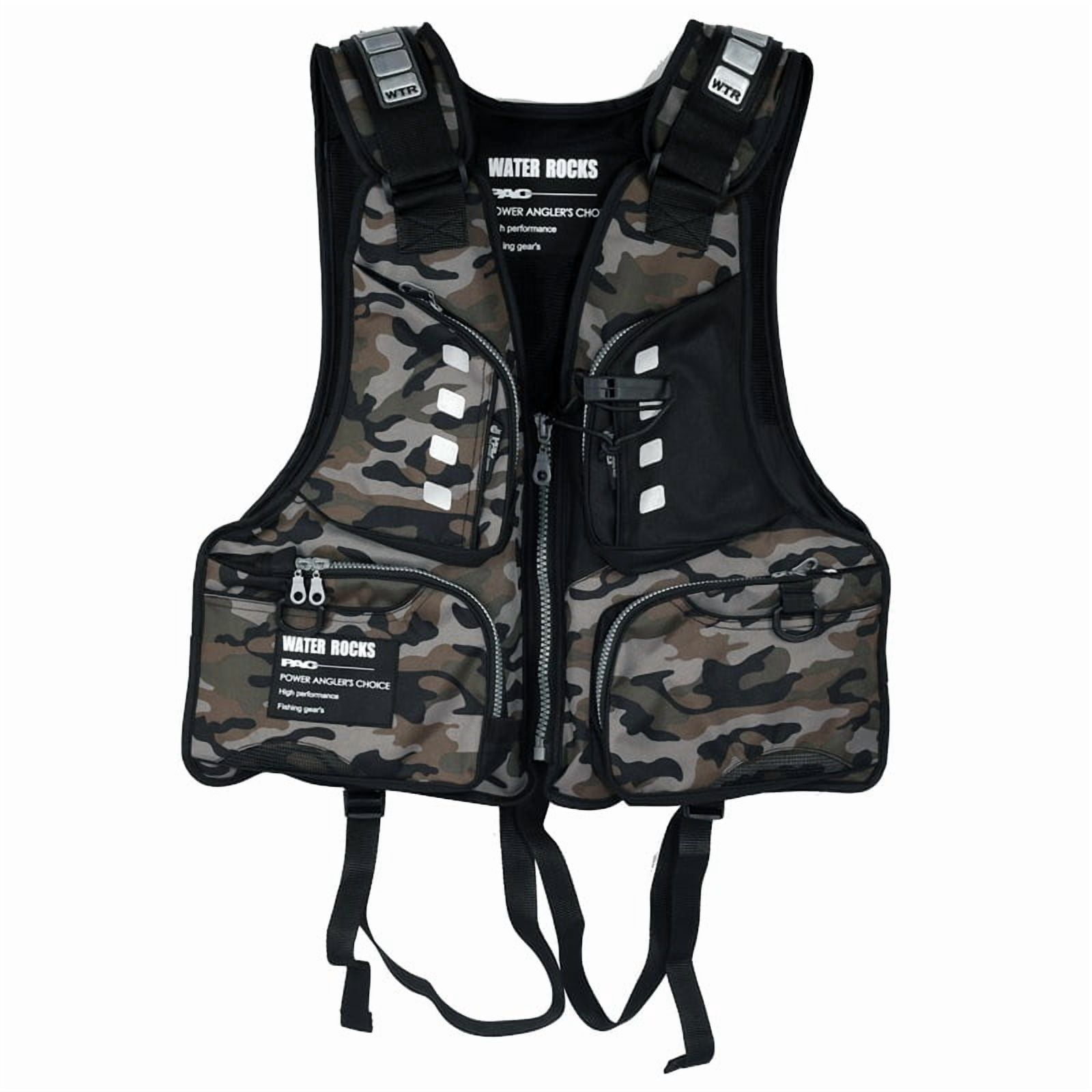 2025 Professional fishing life jacket, vest dual-purpose, collarless ...
