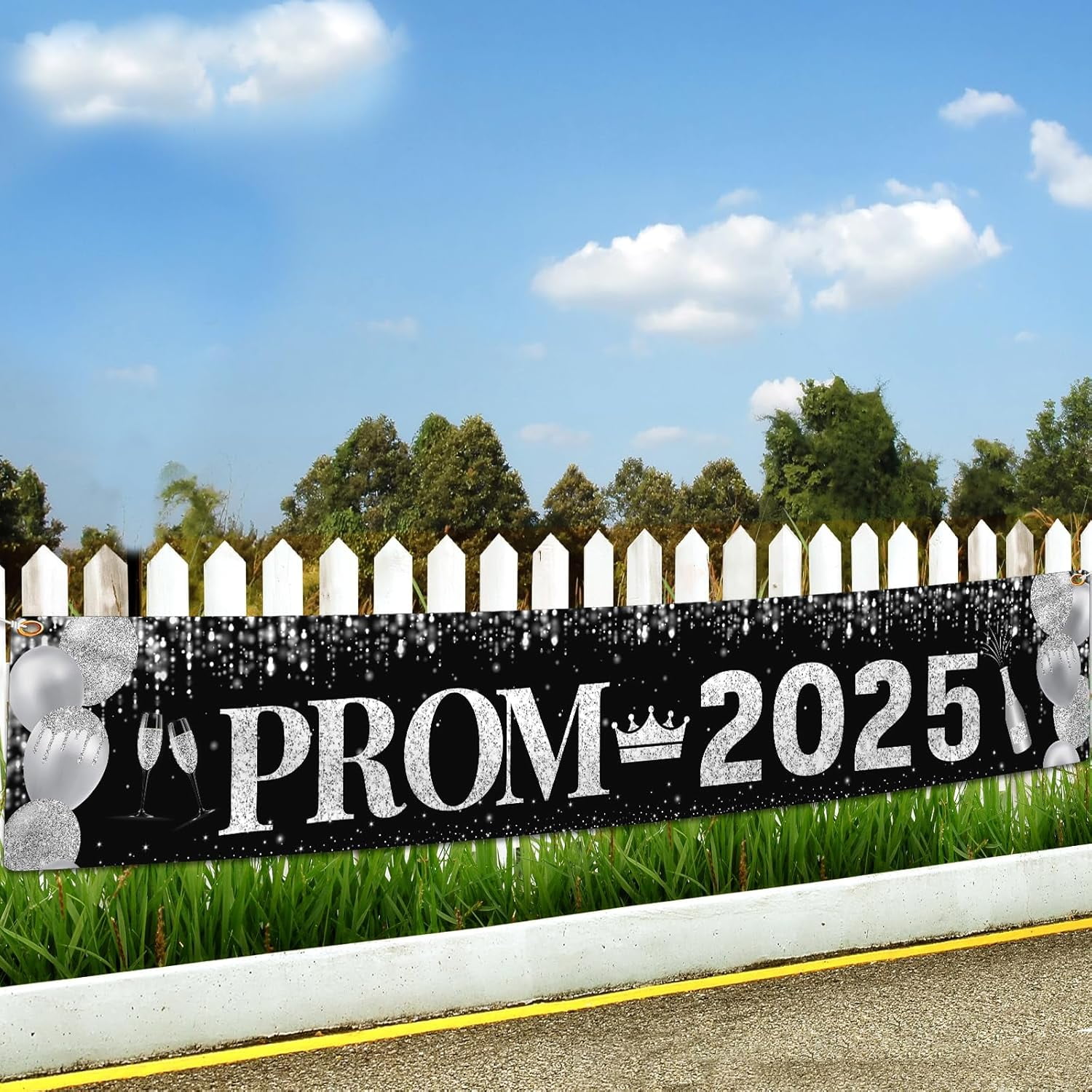 2025 Prom Decorations Yard Banner, Prom Banner Outdoor Yard Sign Large ...