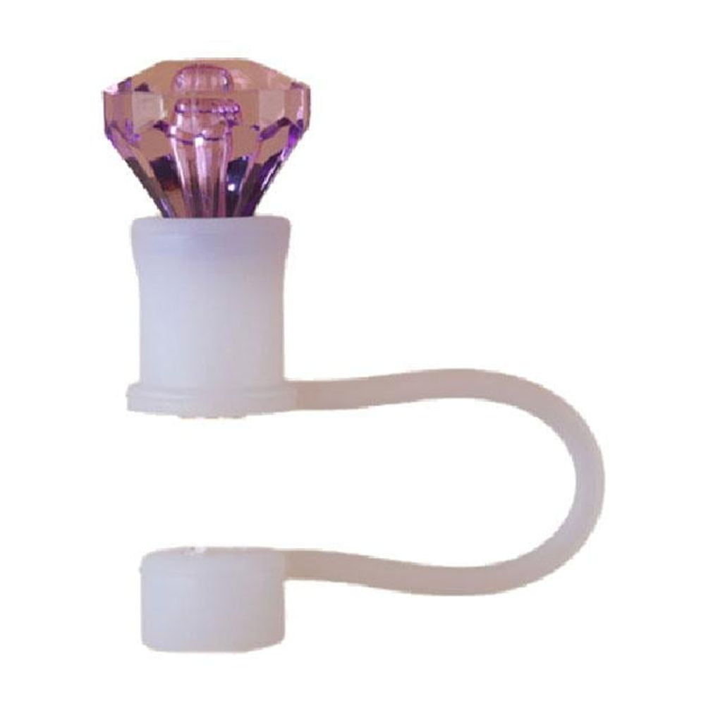 2025-Purple Big Diamond (C) $10mm Diamond Straw Cap for Stanley Dust ...