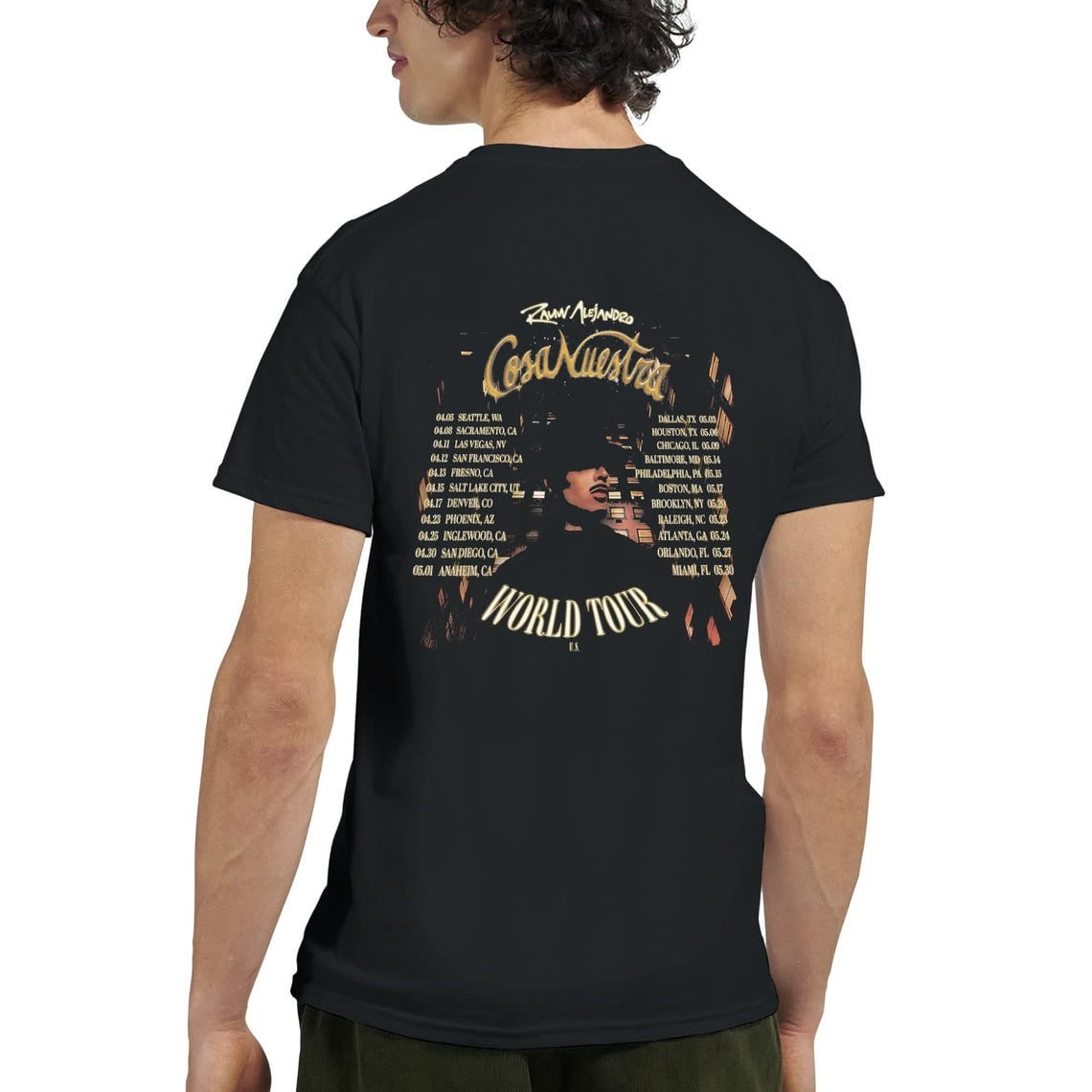 2025 RaAuw AlejaAndro Cosa Nuestra Tour Shirt, 2025 Concert Tee Fan ...