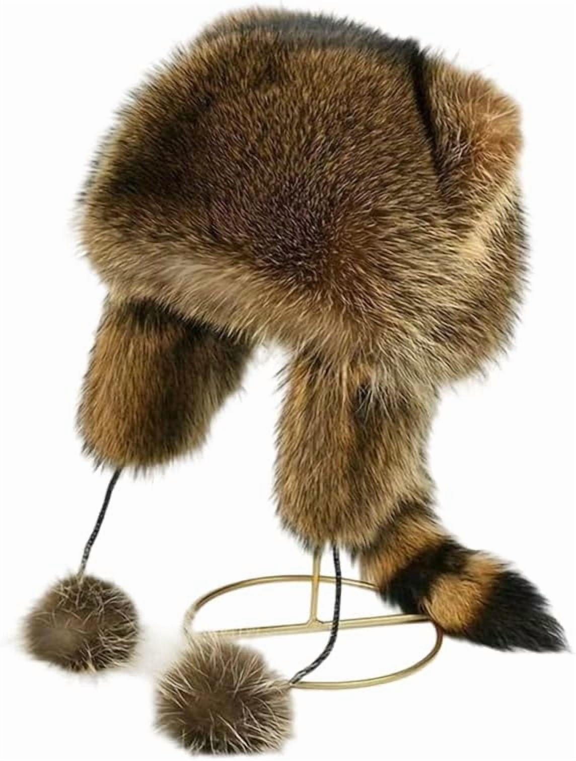 2025 Raccoon Tail Mood Hat – Retro Y2K Detachable Fluffy Earmuffs ...