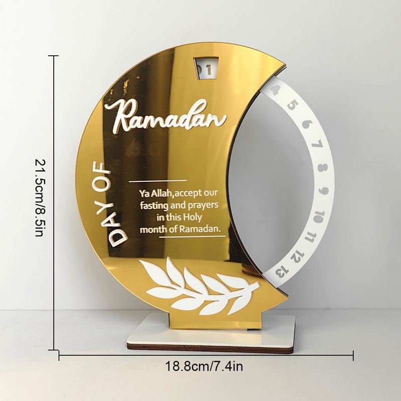 2025 Ramadan Countdown Advent Calendar with Rotatable Wheel Eid Mubarak ...