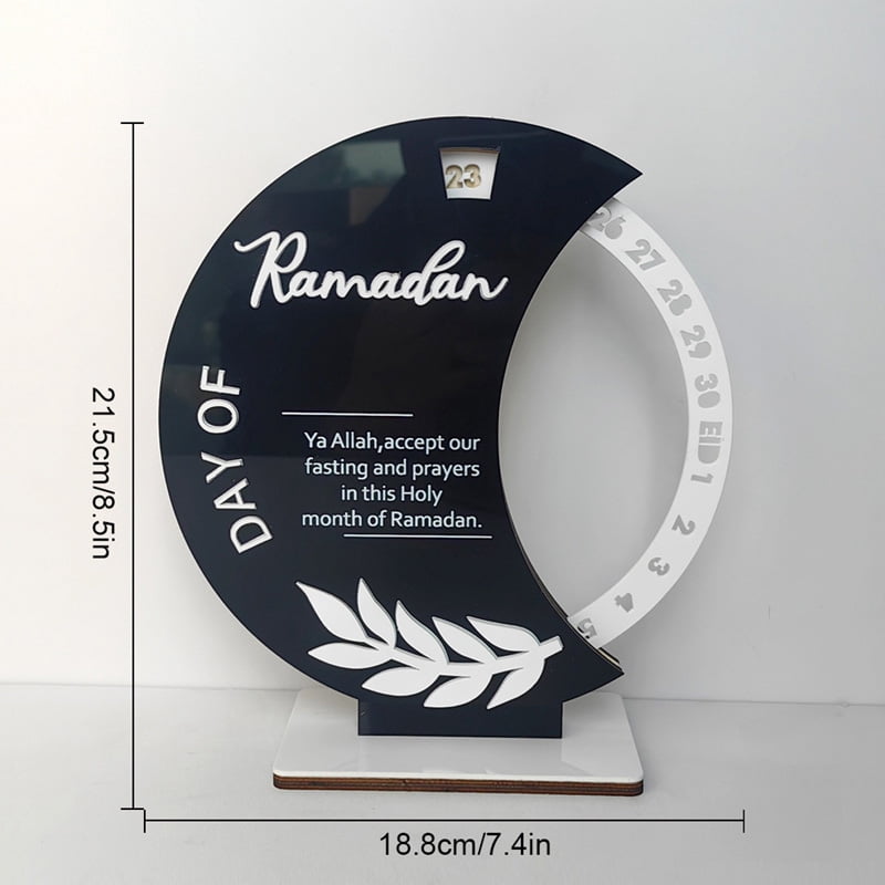 2025 Ramadan Countdown Advent Calendar with Rotatable Wheel Eid Mubarak ...