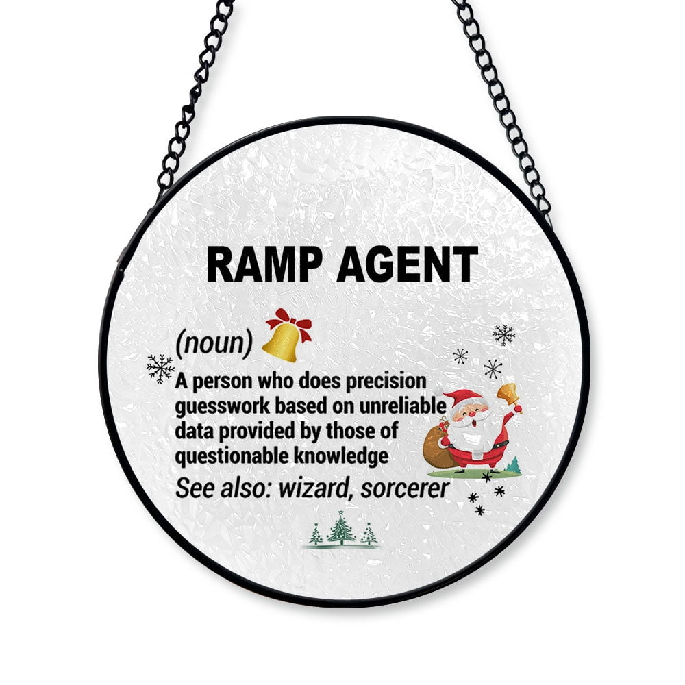 2025 Ramp Agent Stained Glass Window Hanging Christmas 2025, Ramp Agent ...