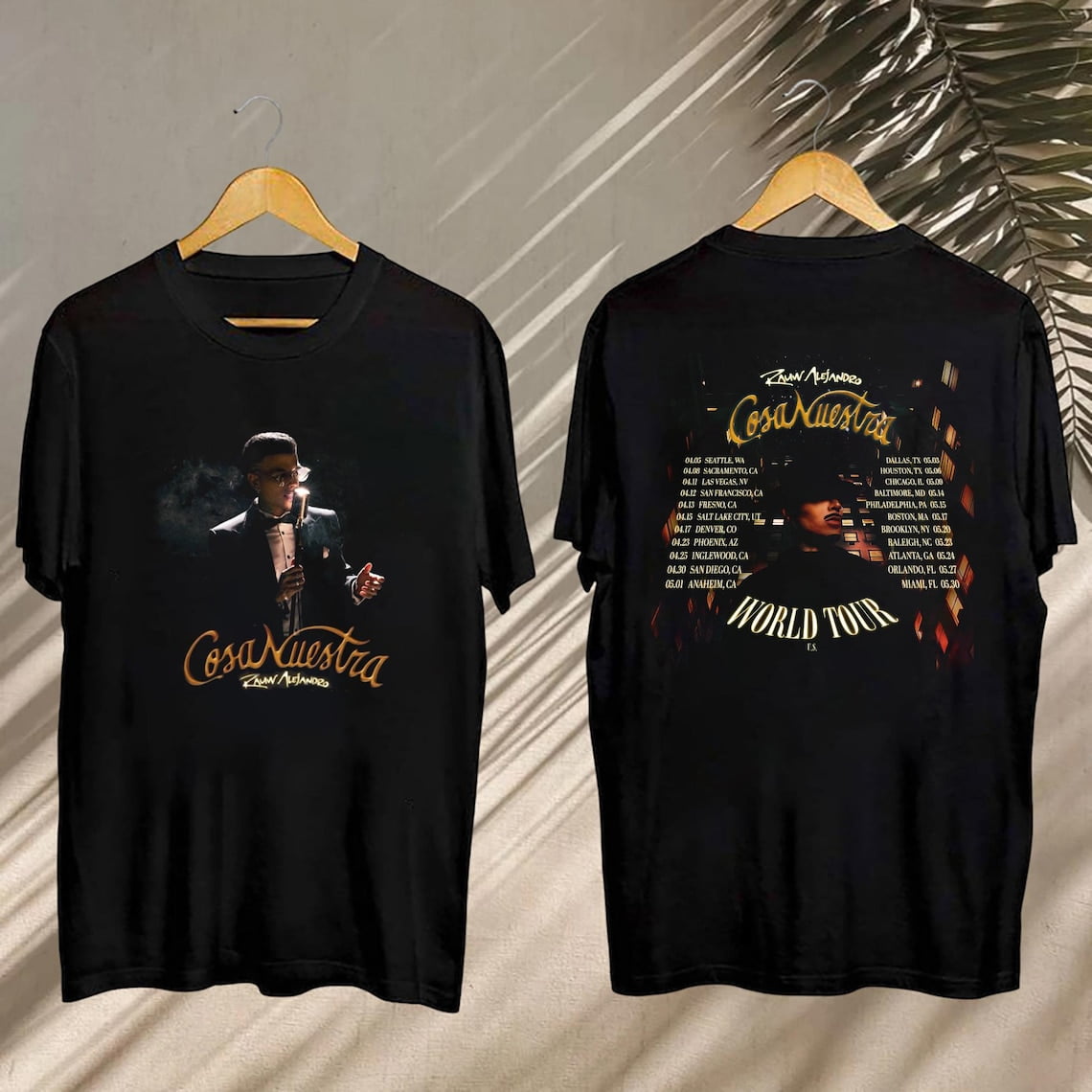 2025 Rauw Alejandro Concert Fan Shirt, Rauw Alejandro Cosa Nuestra Tour ...