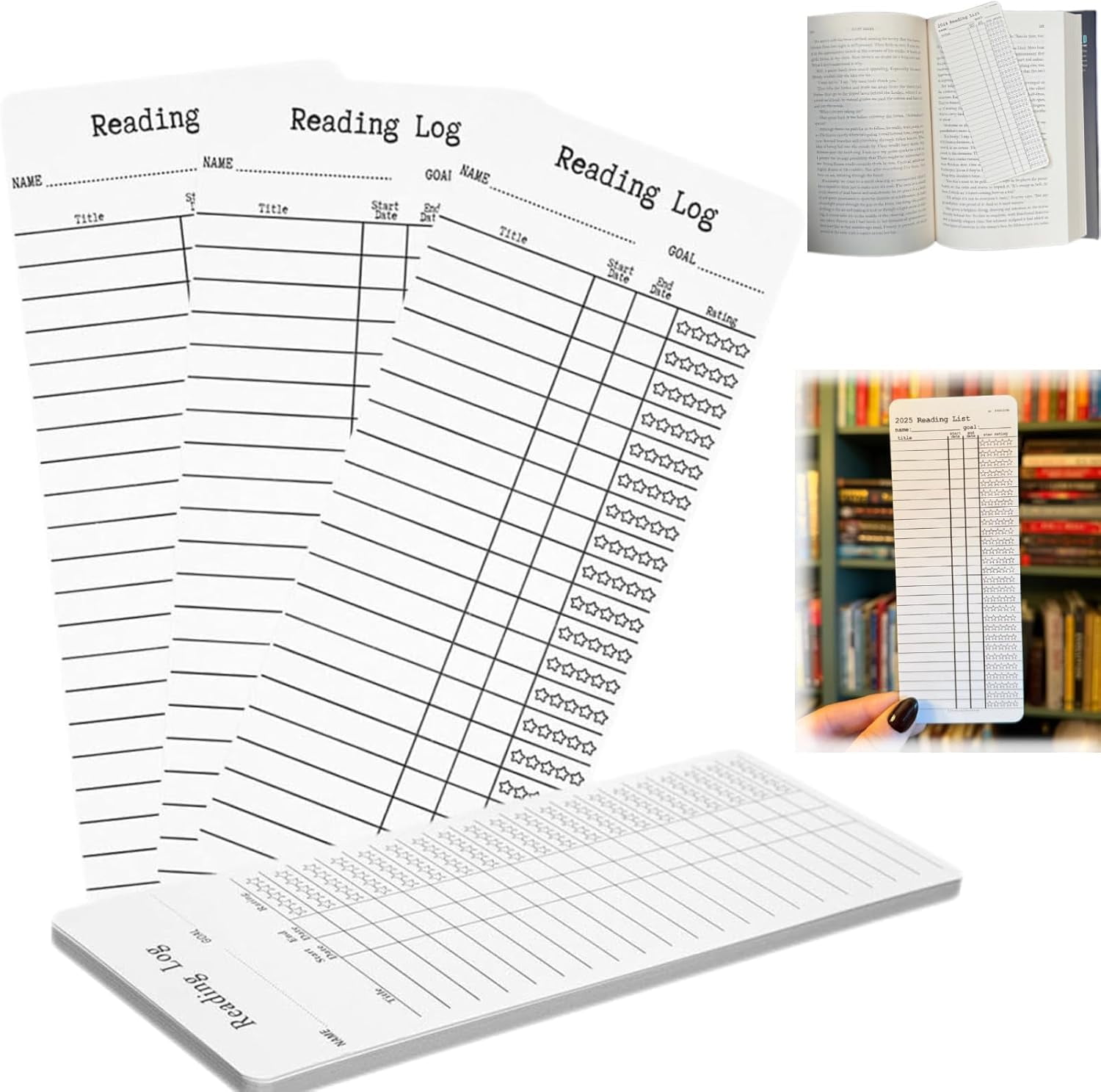 2025 Reading List Bookmark, Reading Log Bookmark, Reading List ...