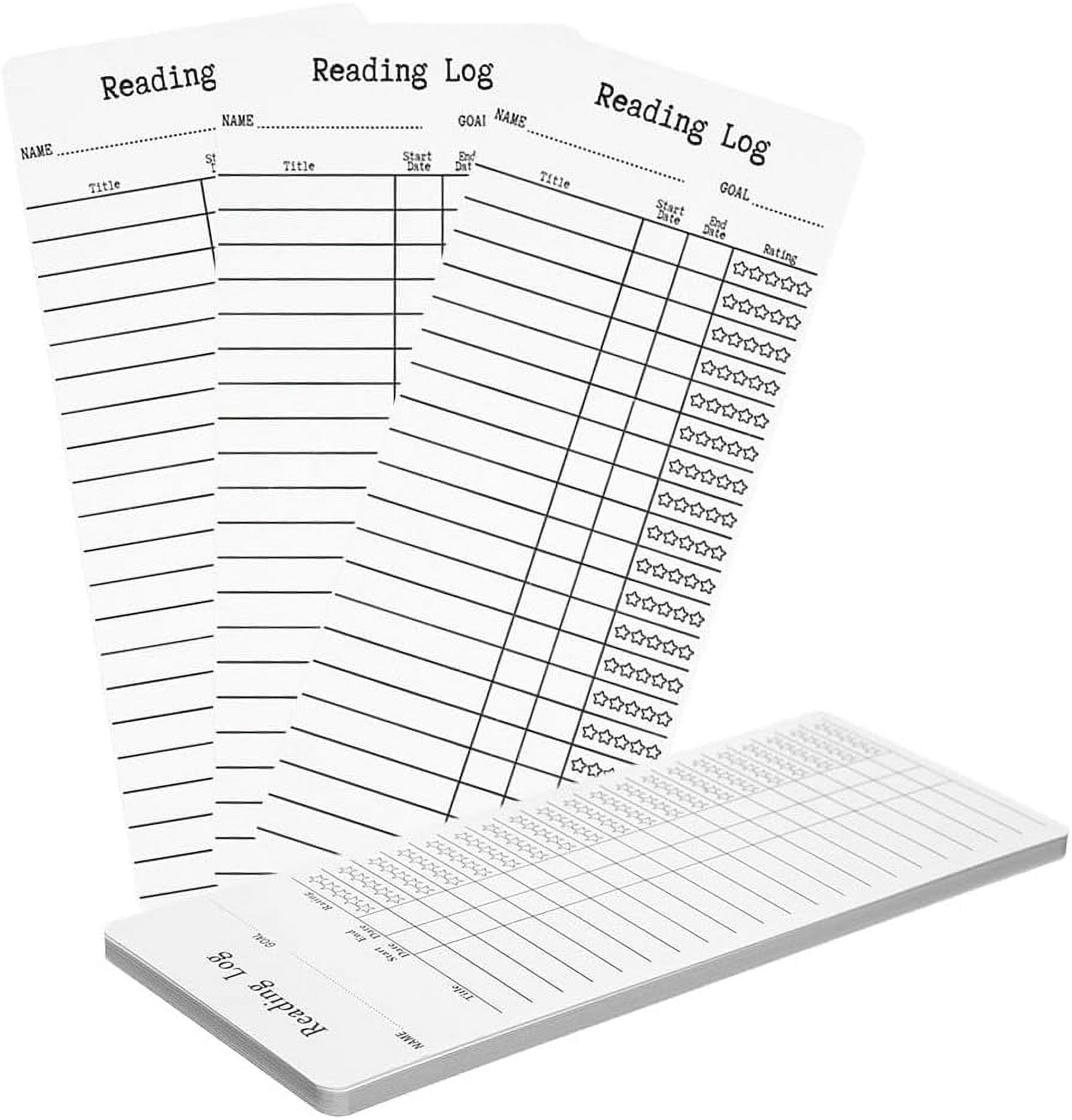 2025 Reading List Bookmark, Reading Log Bookmark, Library Card Bookmark ...