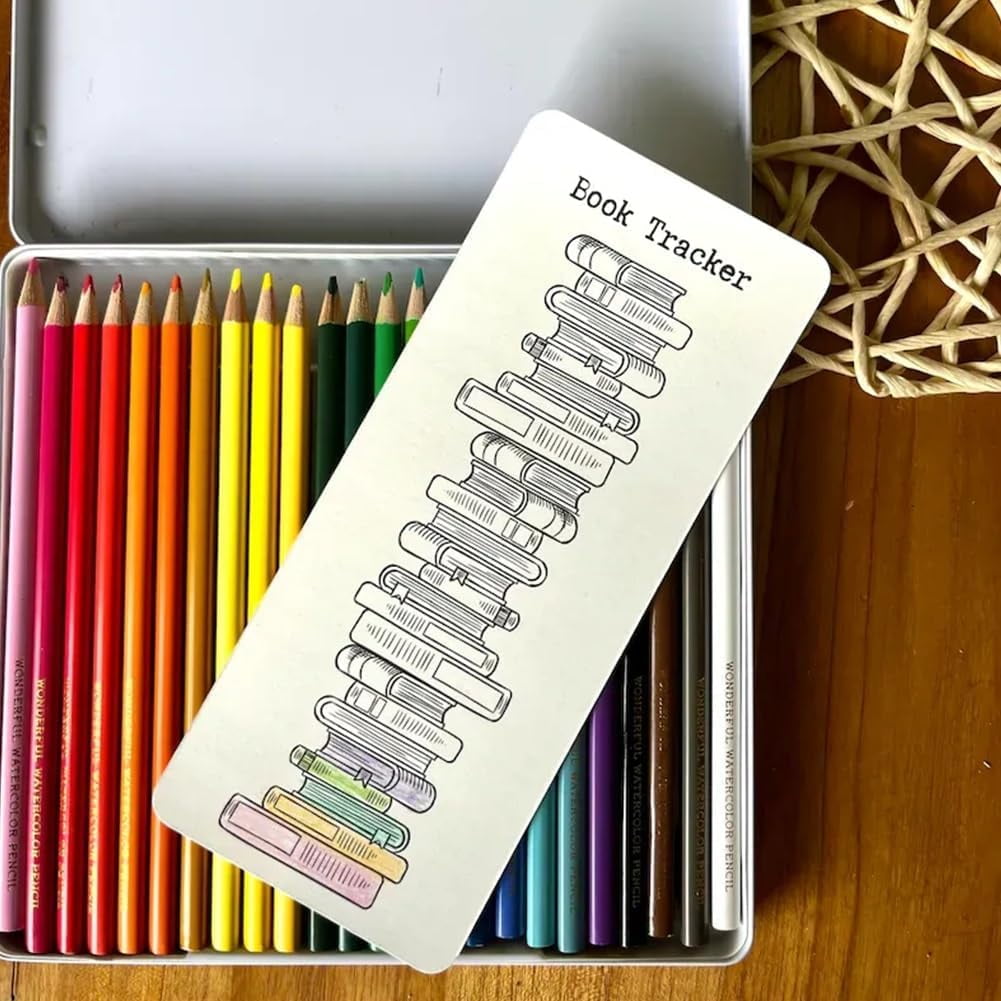 2025 Reading List Bookmark, Reading Log Bookmark, Library Card Bookmark ...