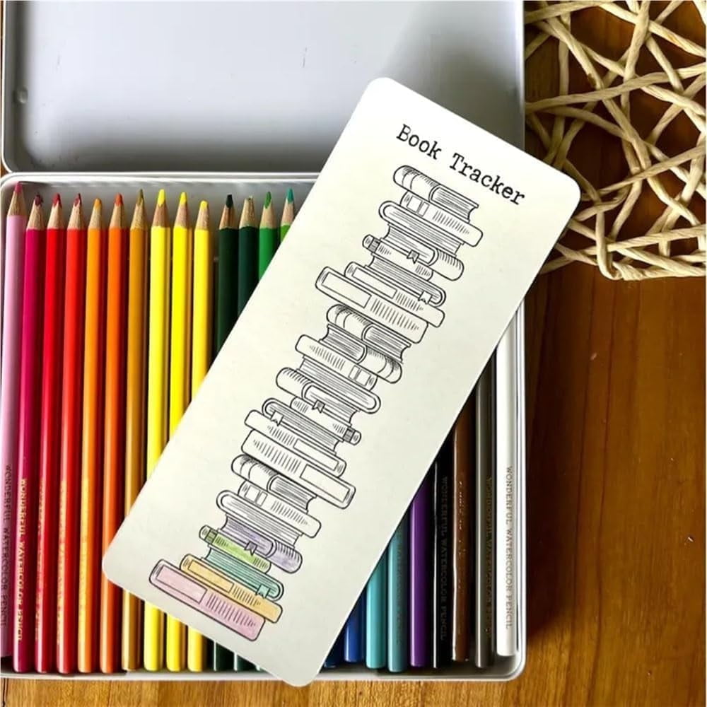 2025 Reading List Bookmark, Reading Log Bookmark, Library Card Bookmark ...