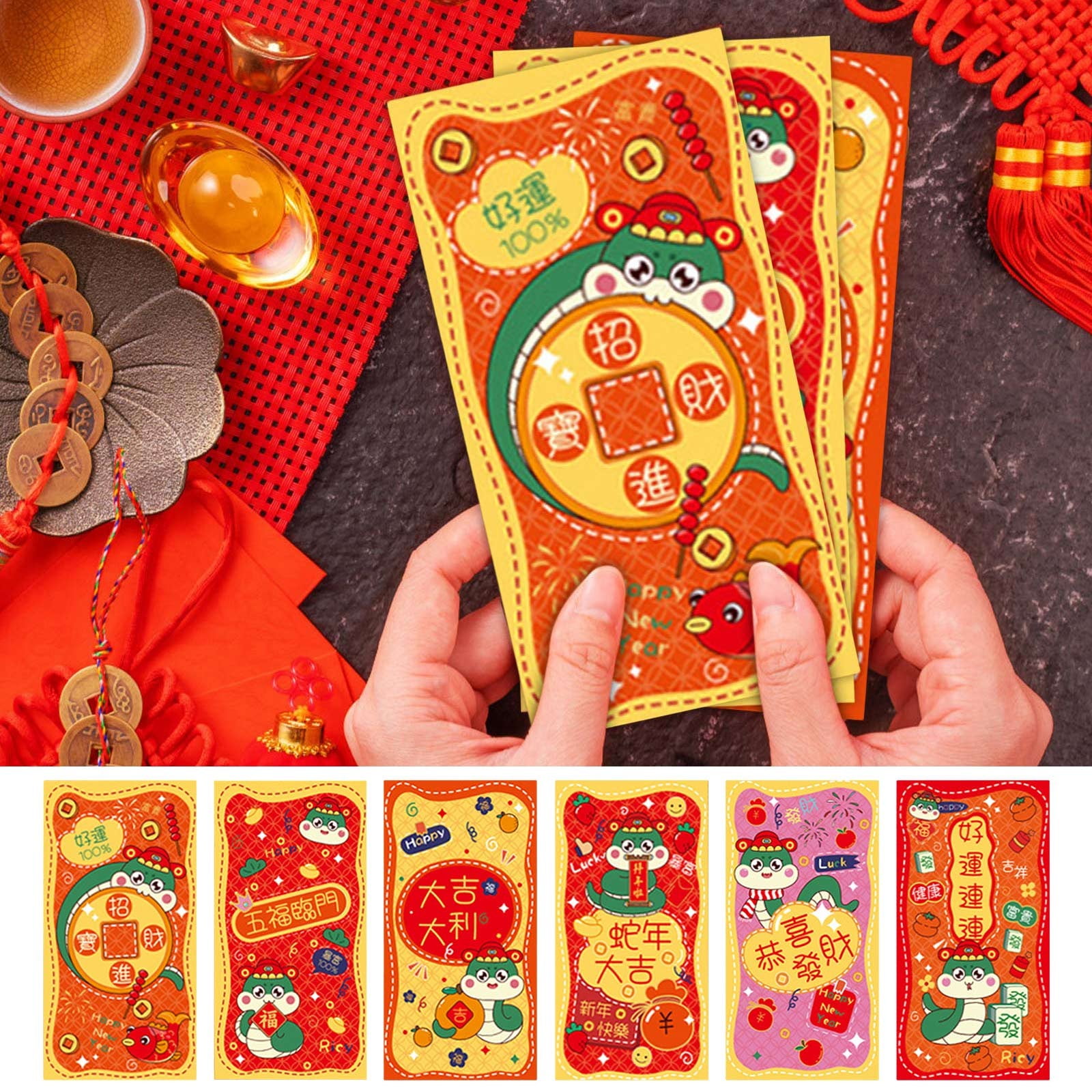 2025 Red Envelope Snake New Year Red Envelope New Year Cute Creatives ...