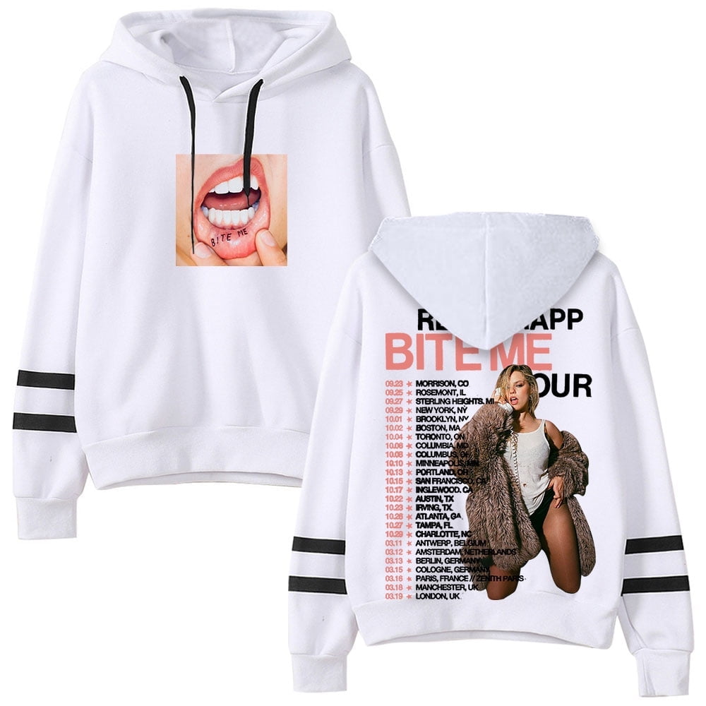 2025 Renee Rap Bite Me Tour Merch Unisex Oversized Soft Pocketless ...