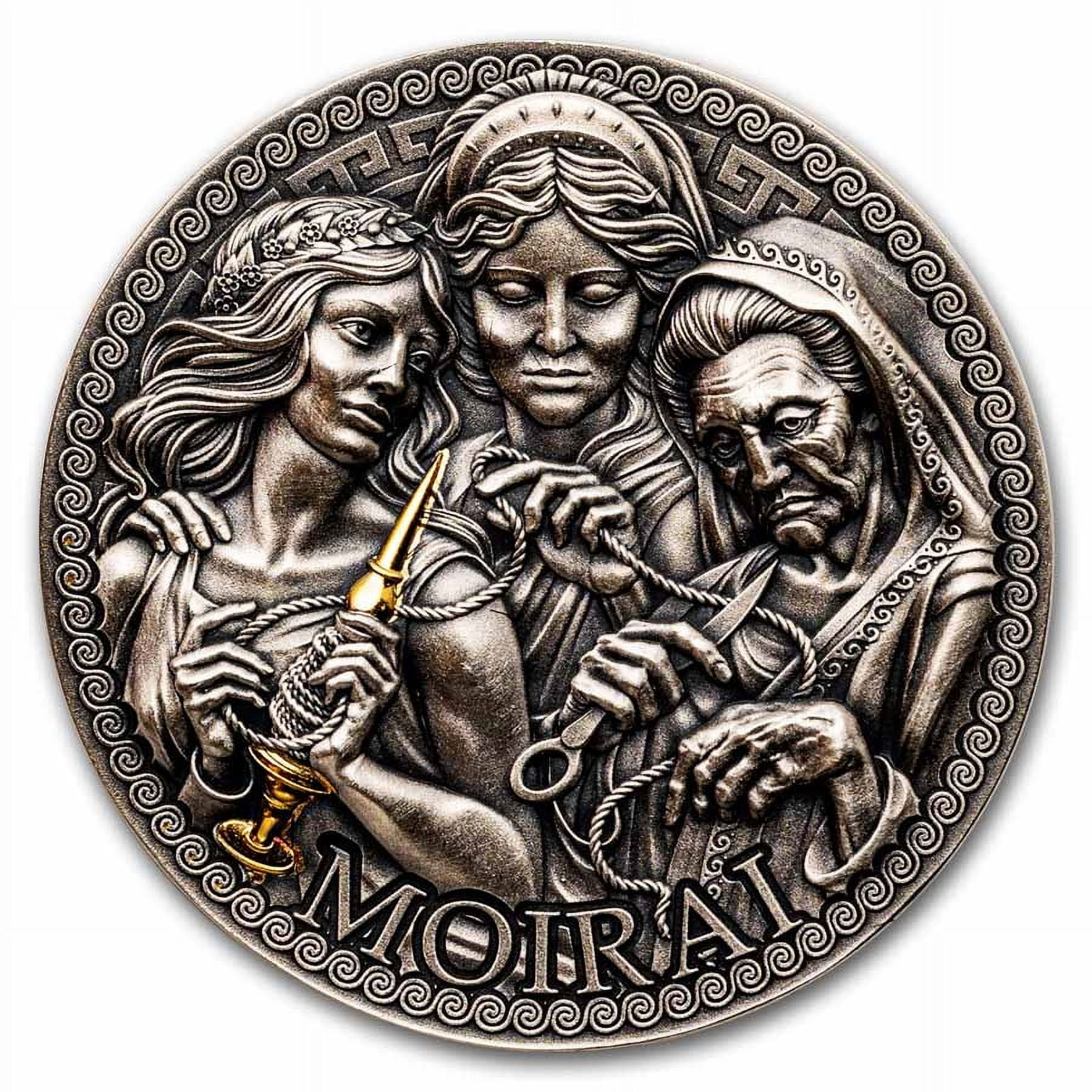 2025 Republic of Cameroon 1 oz Silver Greek Mythology; Moirai - Walmart.com