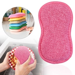 Magic Silicone Sponge Scrubber - 4pc BPA Free Dish Cleaning Brush ...