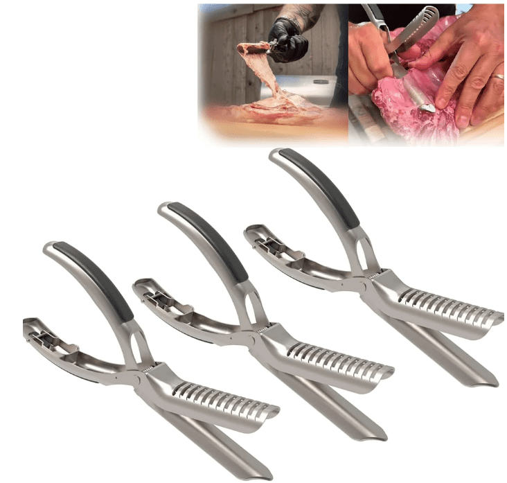 2025 Rib Membrane Remover Stainless Steel Tool Kit, Rib Prep Tools, BBQ ...