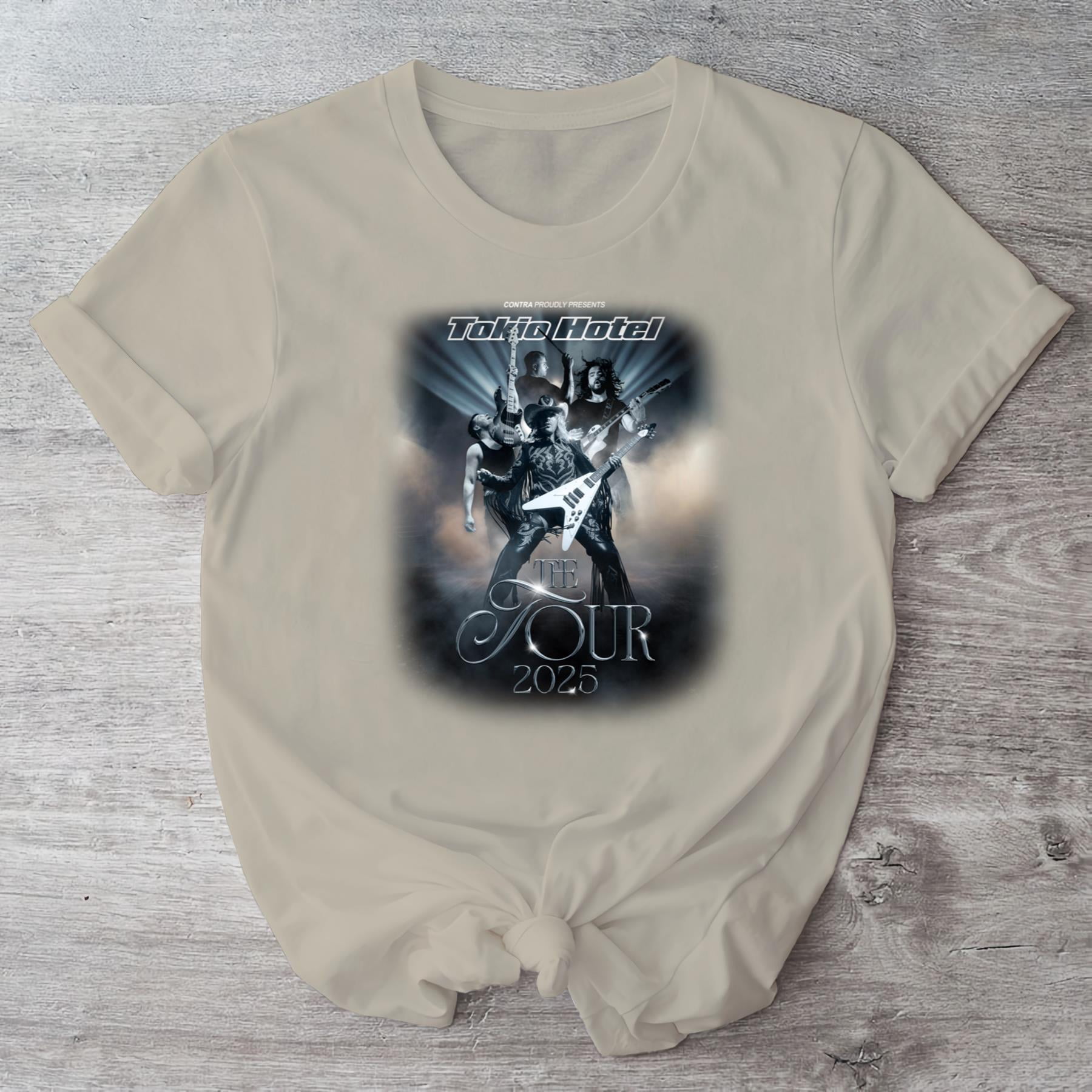 2025 Rock Band Tour Graphic Shirt – Retro Concert-Inspired Music Fan ...