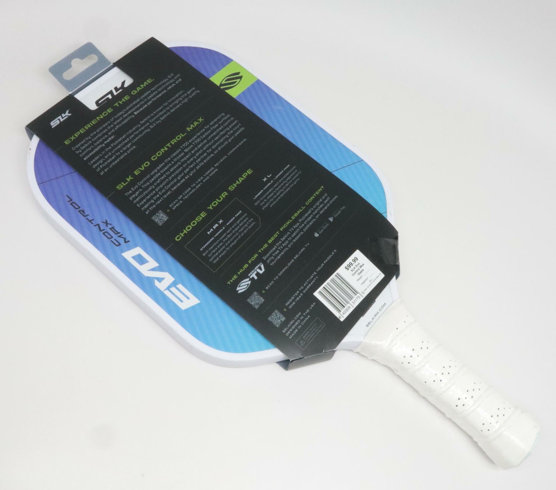 2025 SLK Evo Control MAX Pickleball Paddle | G8 Power Carbon Fiber ...