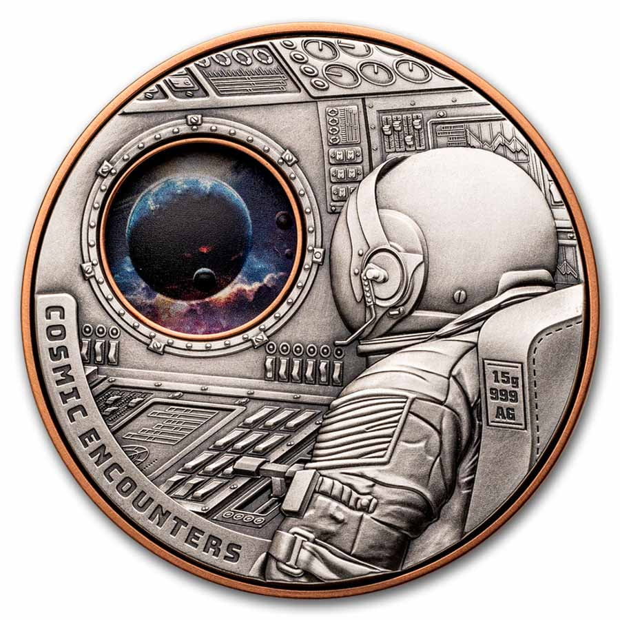2025 Samoa Silver and Copper Cosmic Encounters Rotating Coin - Walmart.com