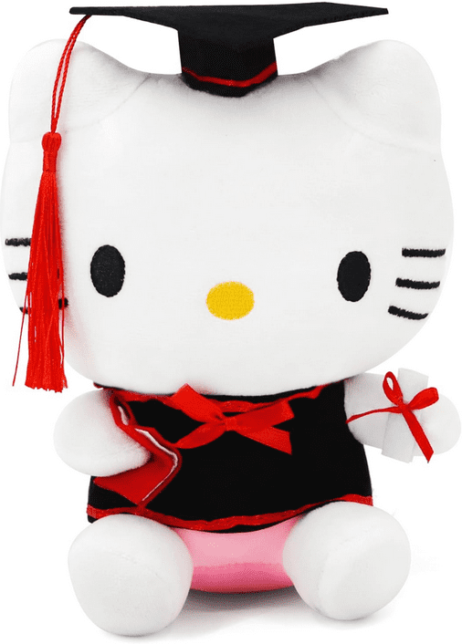 2025 Sanrio Hello Kitty Graduation Plush Toy, 7.8"Premium Stuffed ...