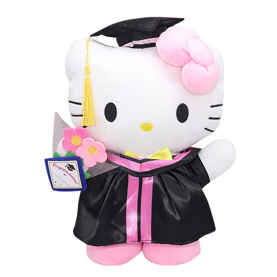 2025 Sanrio Hello Kitty Kuromi My Melody Cinnamoroll Graduation Plush ...