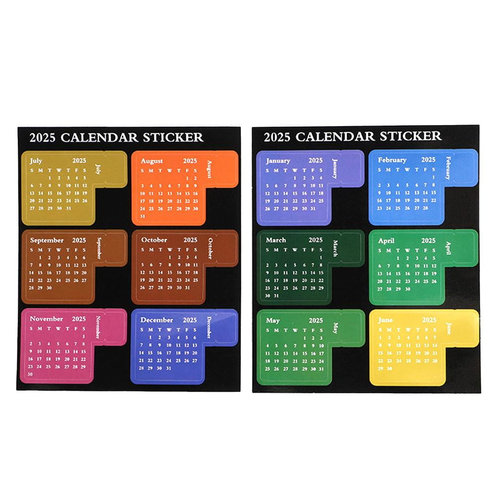 2025 Schedule Multifunctional Sticky Notes Colourful Stickers. Planner ...