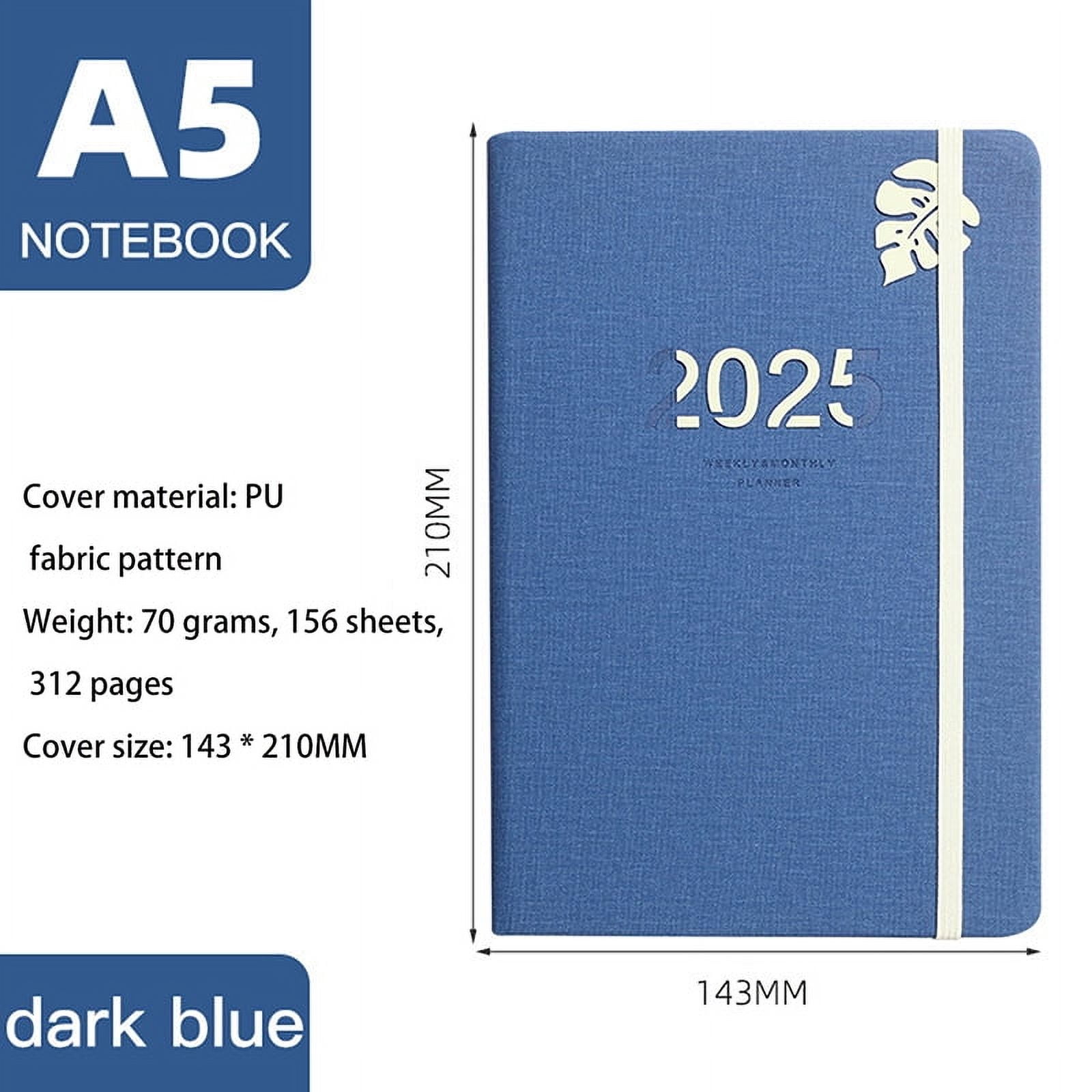 2025 Schedule Notebooks Portable Daily Weekly Planner Portable 365 Days ...