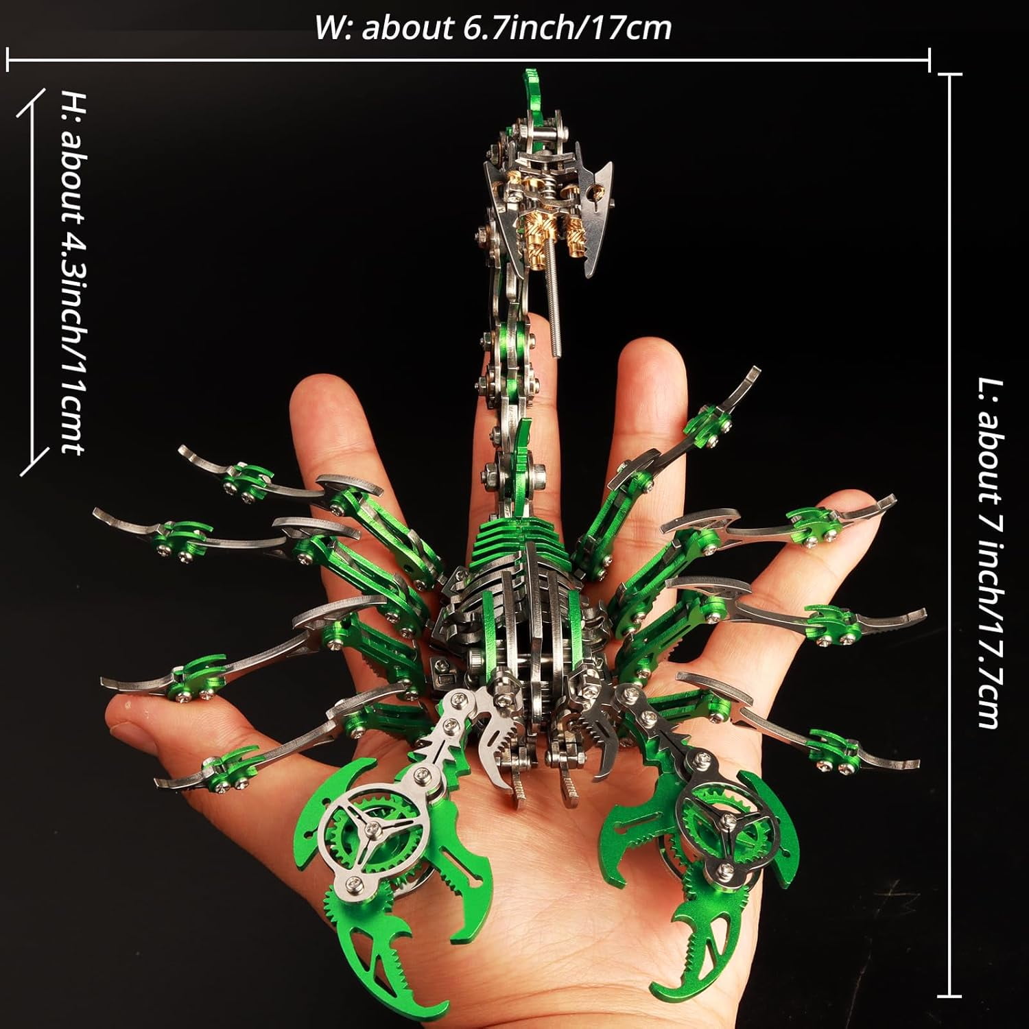 2025 Scorpion 3D Metal Model Kits to Build DIY Colorful 3D Metal Puzzle ...