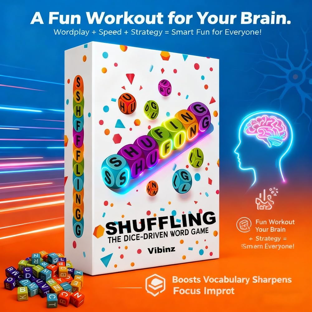 2025 Scrambled Dice Word Game – Fast-Paced Brain Exercise & Spelling ...