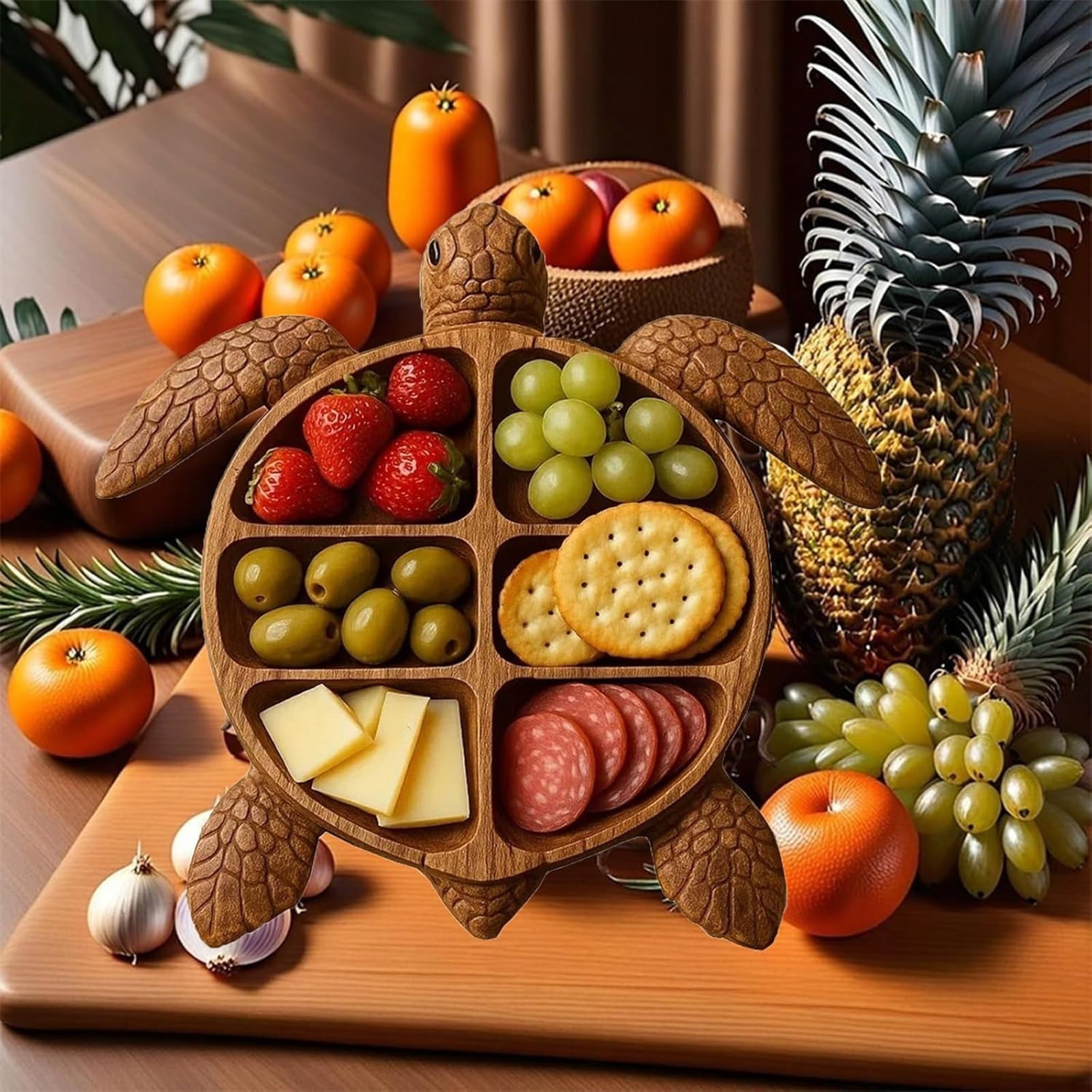 2025 Sea Turtle Charcuterie Platter – Gift for Seafood Lovers, Sea ...