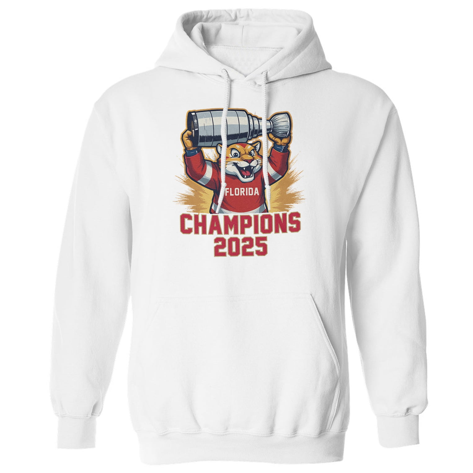 2025 Season Winners Hockey Trophy - Florida Fans Gift Unisex Hooded ...